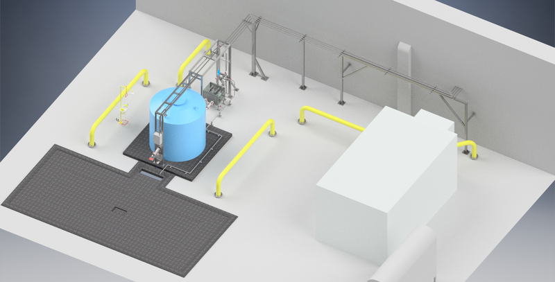 Sulfuric Acid Storage Facility | KM Mechanical