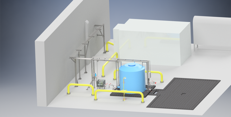 Sulfuric Acid Storage Facility | KM Mechanical